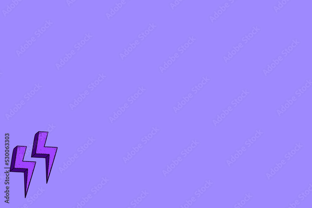 Vetor de Purple Background wallpaper with lightning Illustration hand ...