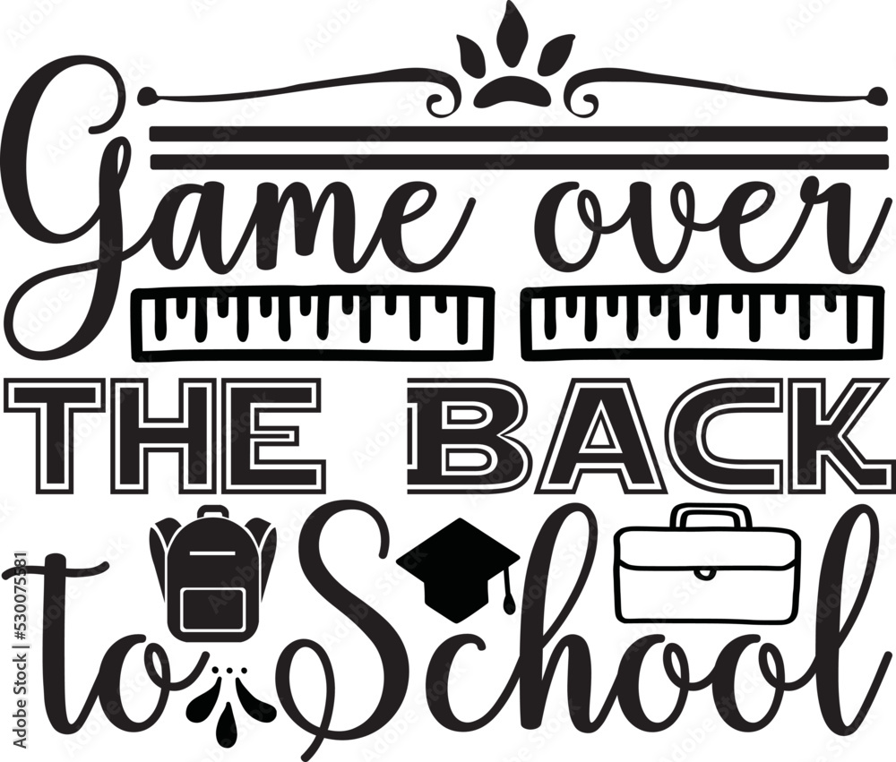 back to school svg designs Stock Vector | Adobe Stock