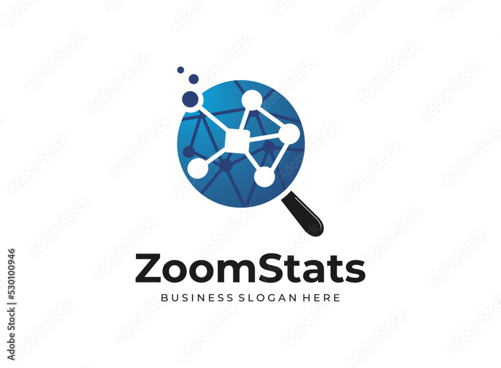 Abstract Circle Search logo designs concept vector, magnifying logo ...