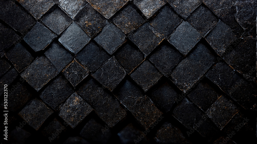 dark black diamond stone tile texture background Stock Illustration ...