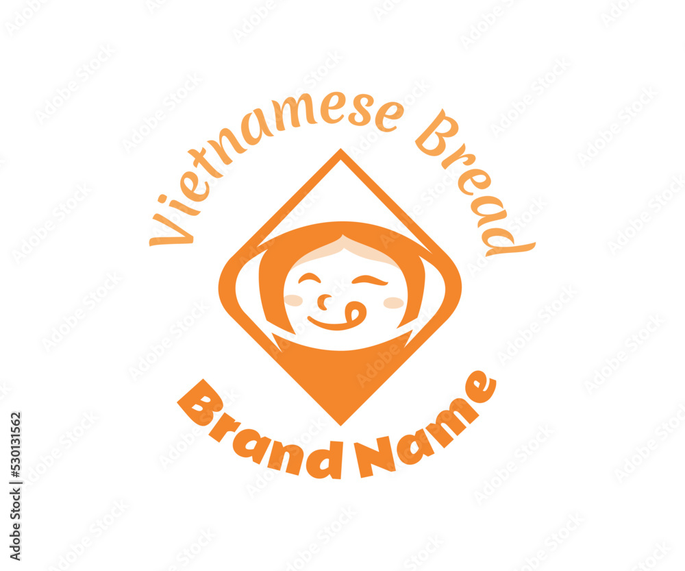 Cute happy Vietnamese girl wearing a traditional Asian conical hat and ...