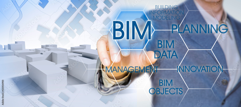 Planning a new city with BIM, Building Information Modeling system ...