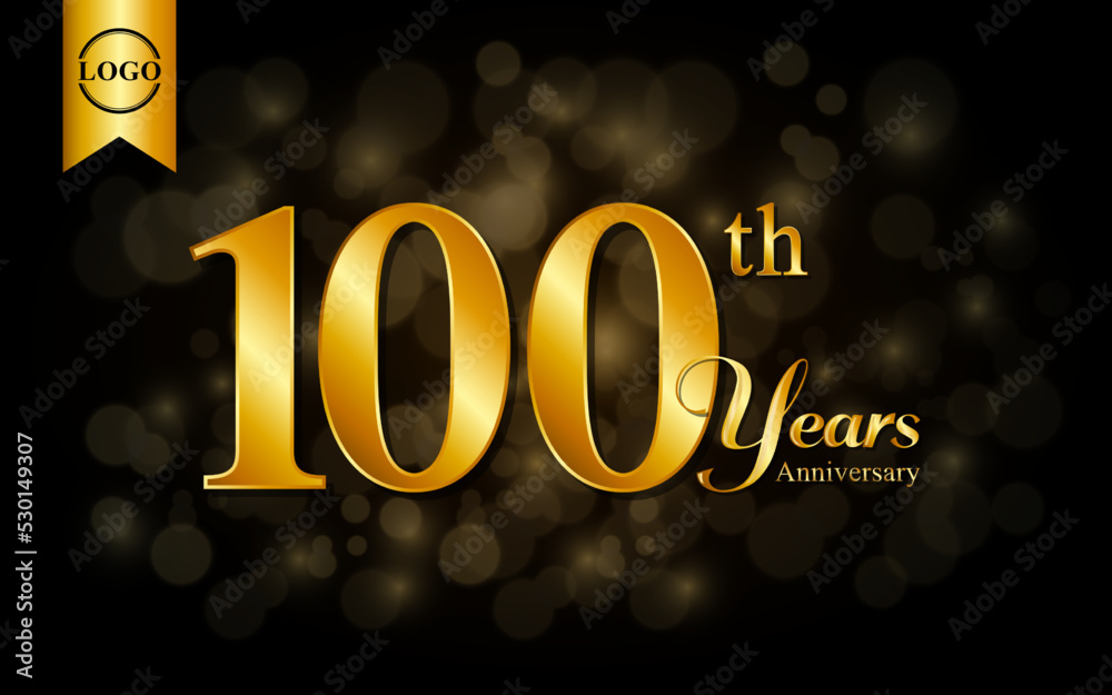 100th anniversary template design. for booklet, leaflet, magazine ...