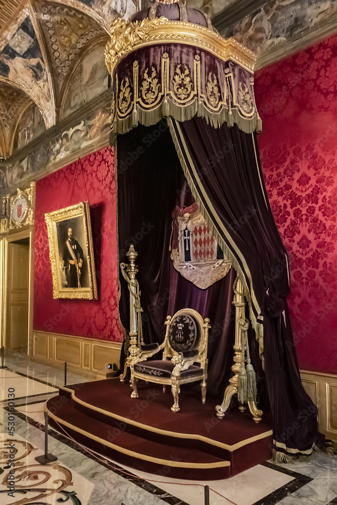 Prince's Palace of Monaco, official residence of Prince of Monaco ...