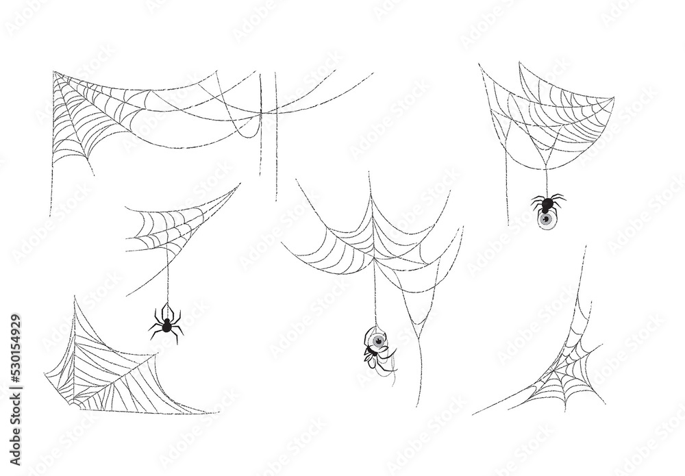 Spider Webs Stock Template | Adobe Stock