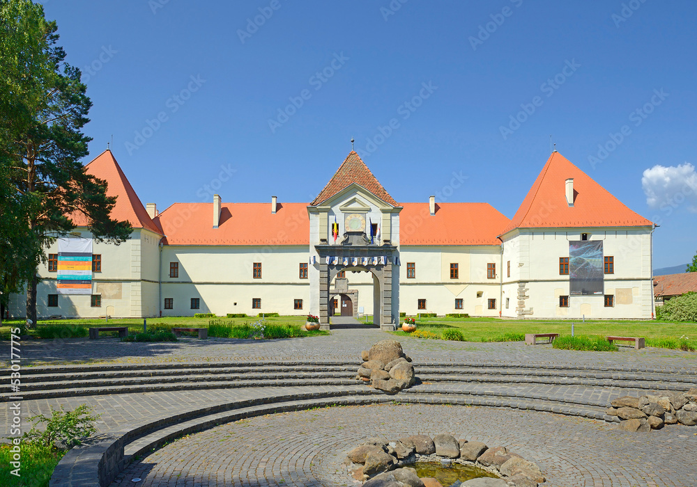 Miercurea Ciuc, Romania - Szekler Museum of Ciuc, Mikó Castle from the ...