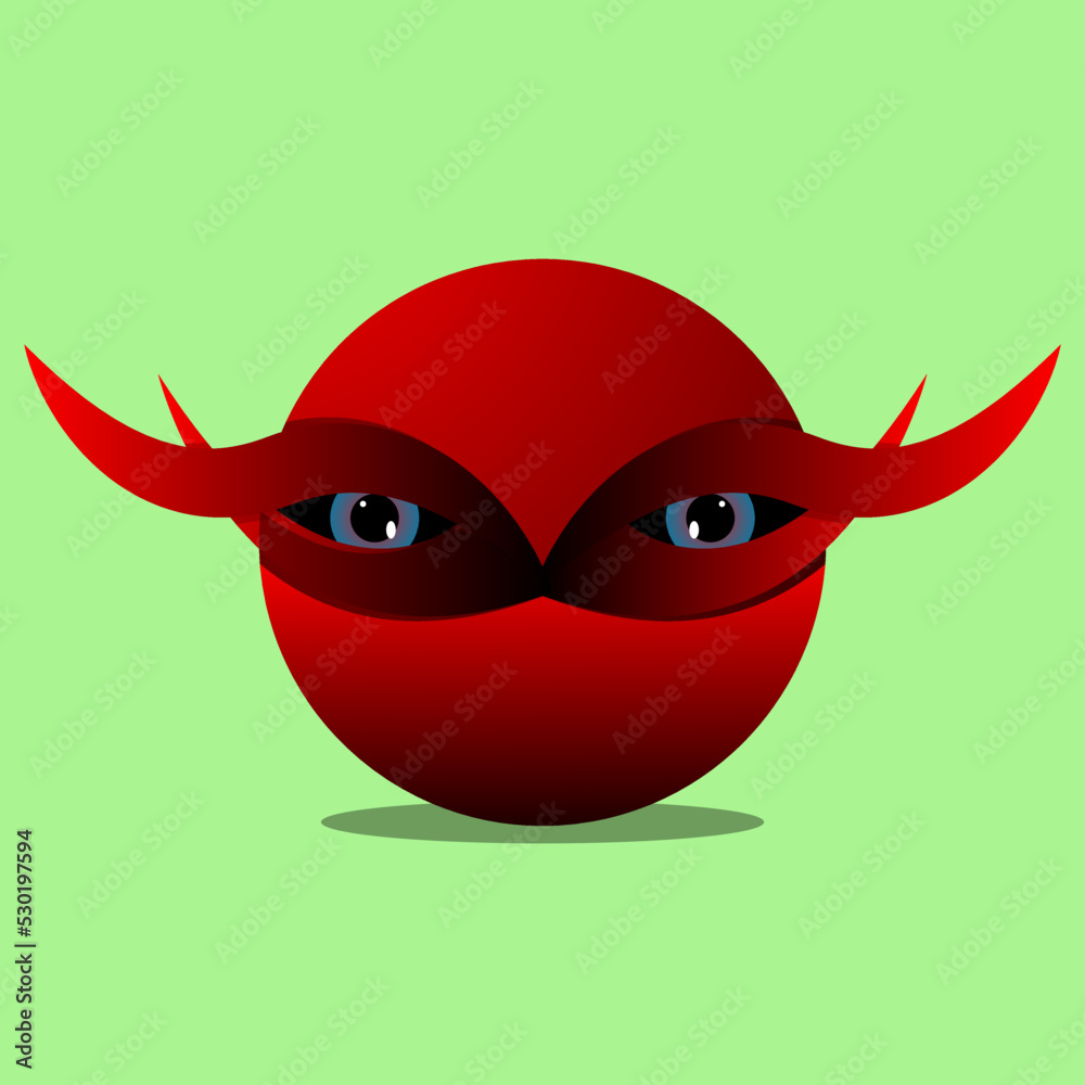 cartoon red devil Stock Vector | Adobe Stock