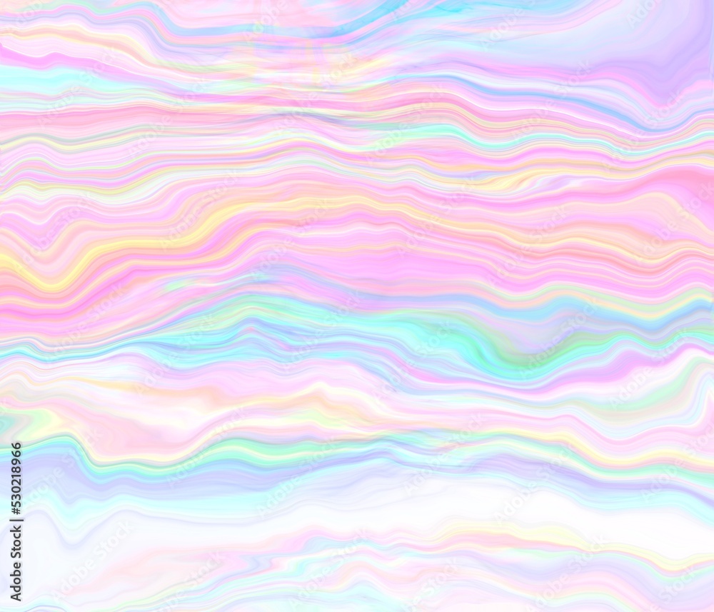 Colorful aesthetic abstract background with waves. Stock Illustration ...