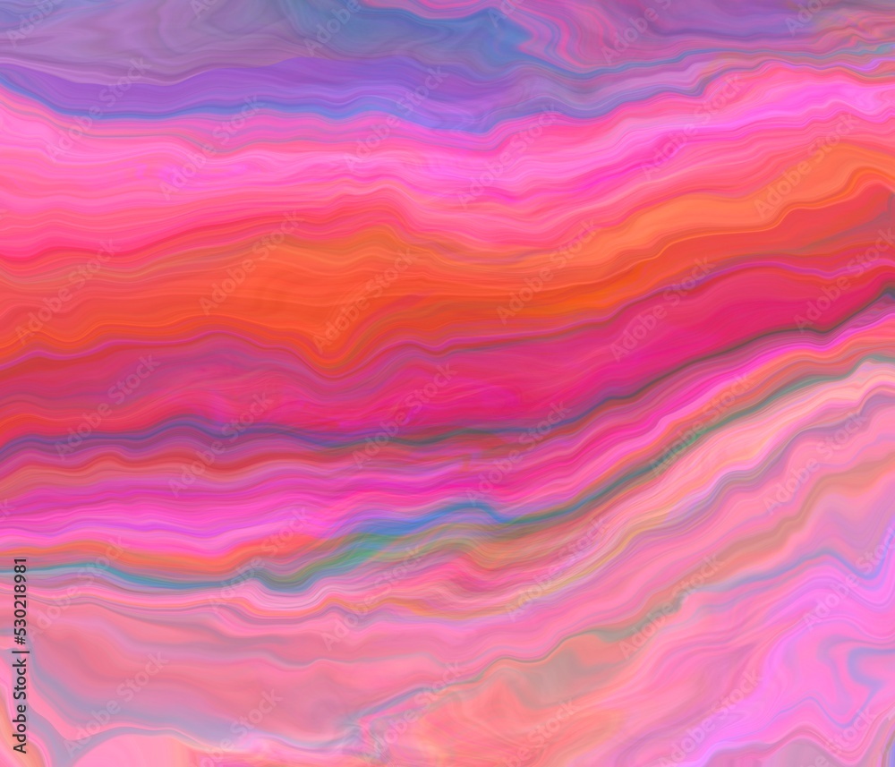 Pink aesthetic abstract background with waves. Stock Illustration ...