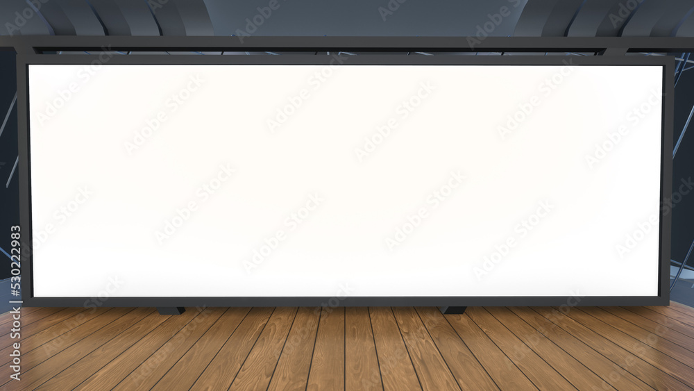 Alpha Channel Studio Set Background 2267_3D Virtual TV Studio News ...