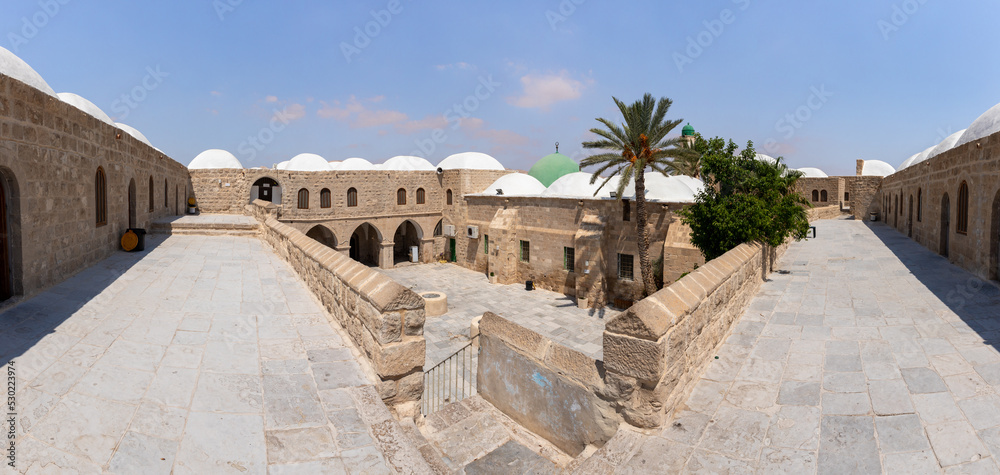 The Muslim shrine - the complex of the grave of the prophet Moses in ...