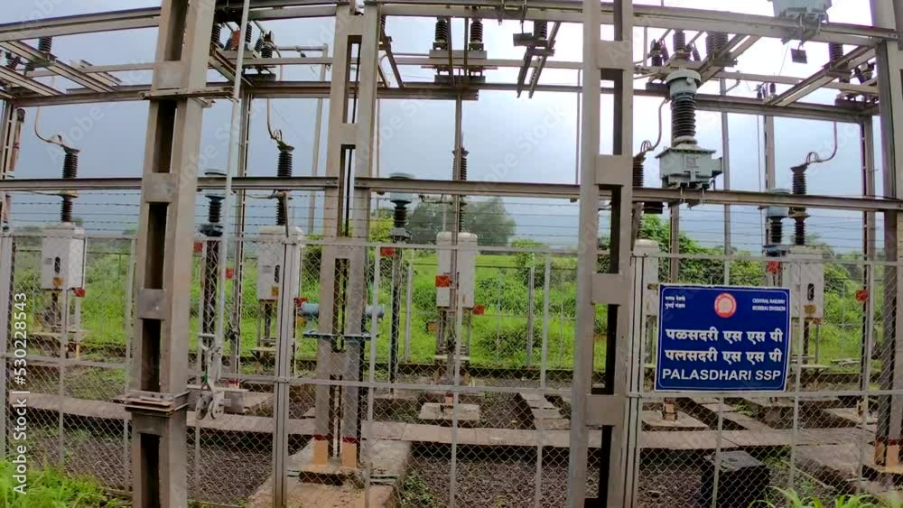 High voltage power station for Railways electricity high | voltage ...
