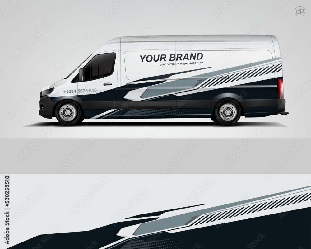 Van Wrap Design modern eye catching ready use. place your logo ...