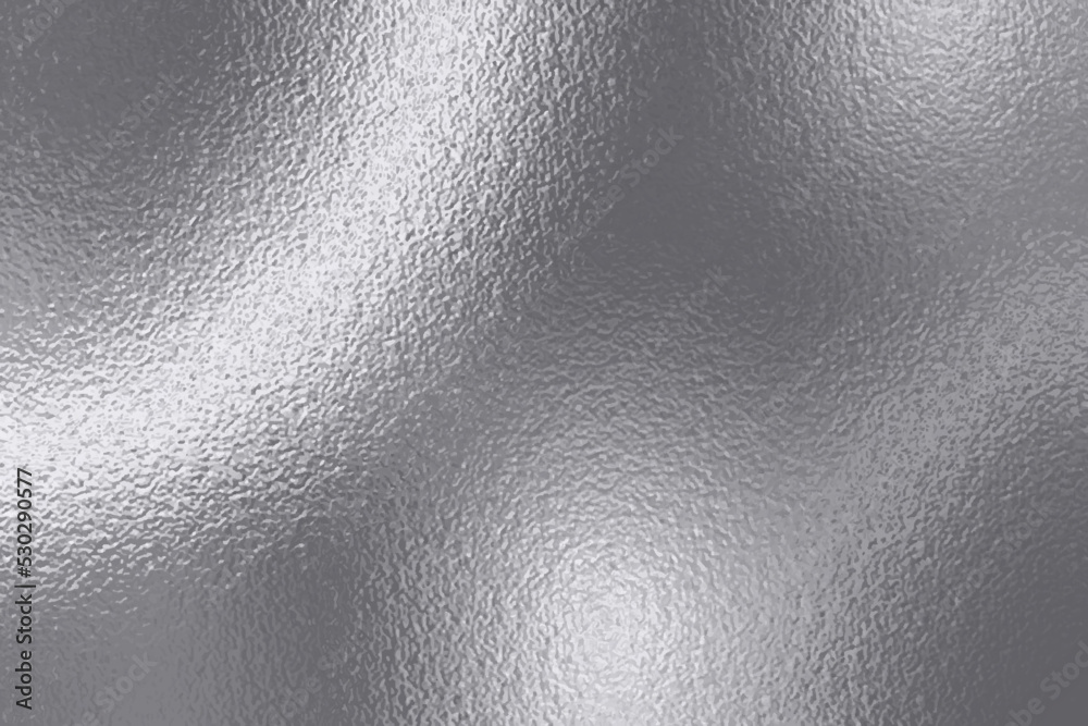 Silver metal effect foil. Silver texture. Gradient background. Metal ...