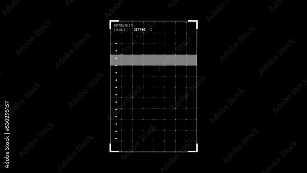 White HUD Circle User interface on isolated black background. Target ...
