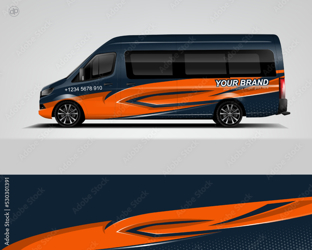 Van Wrap Design modern eye catching ready use. place your logo ...