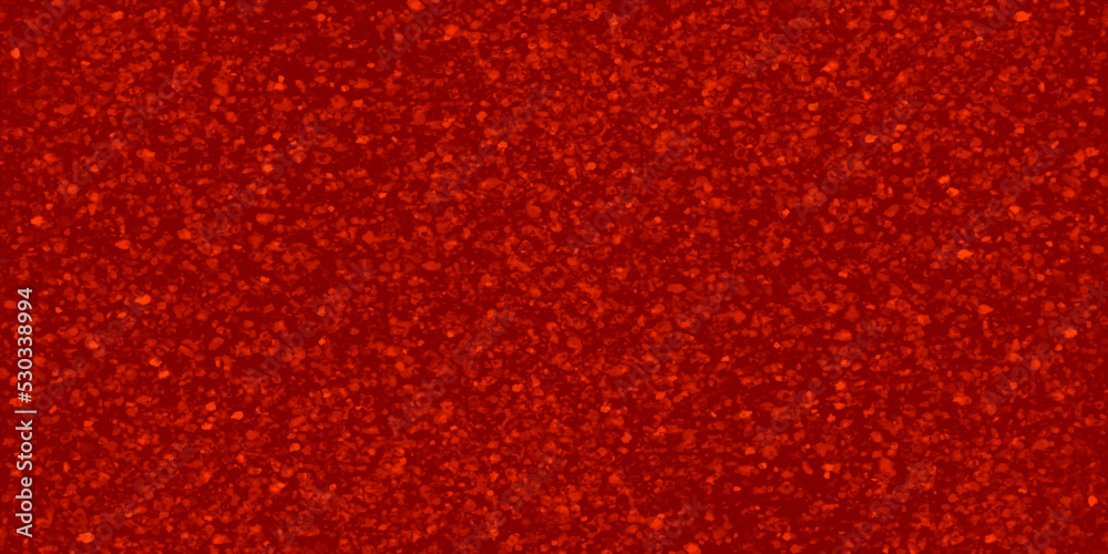 Abstract bright and shiny red glitter background, light glowing red ...