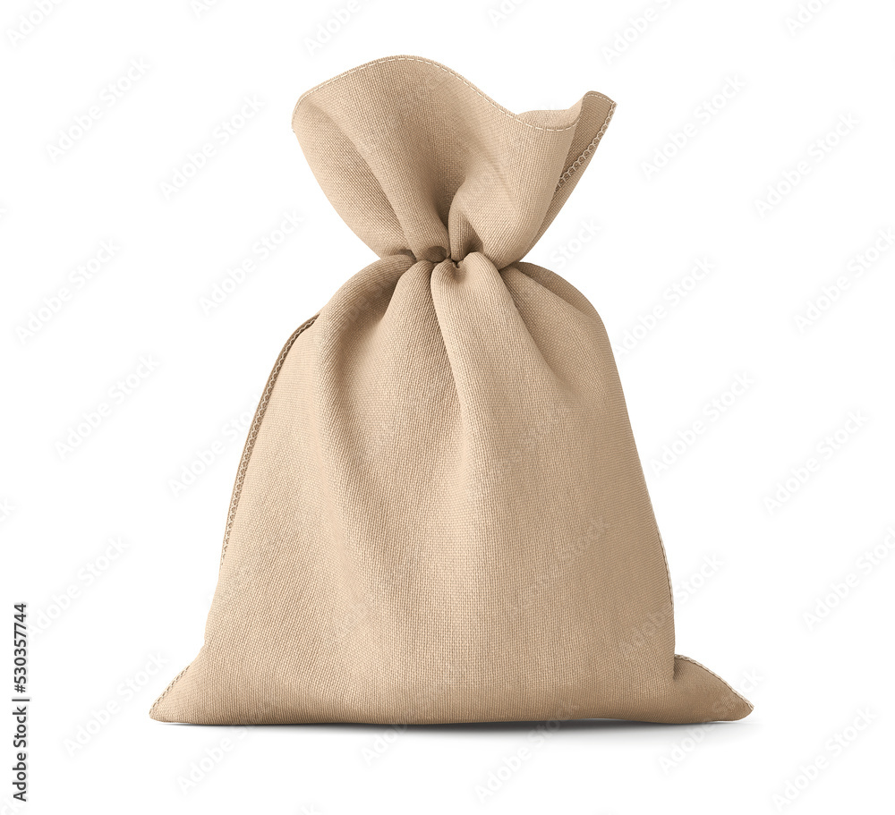 Full textile fabrick sack. Bag for storage PNG Stock Illustration ...