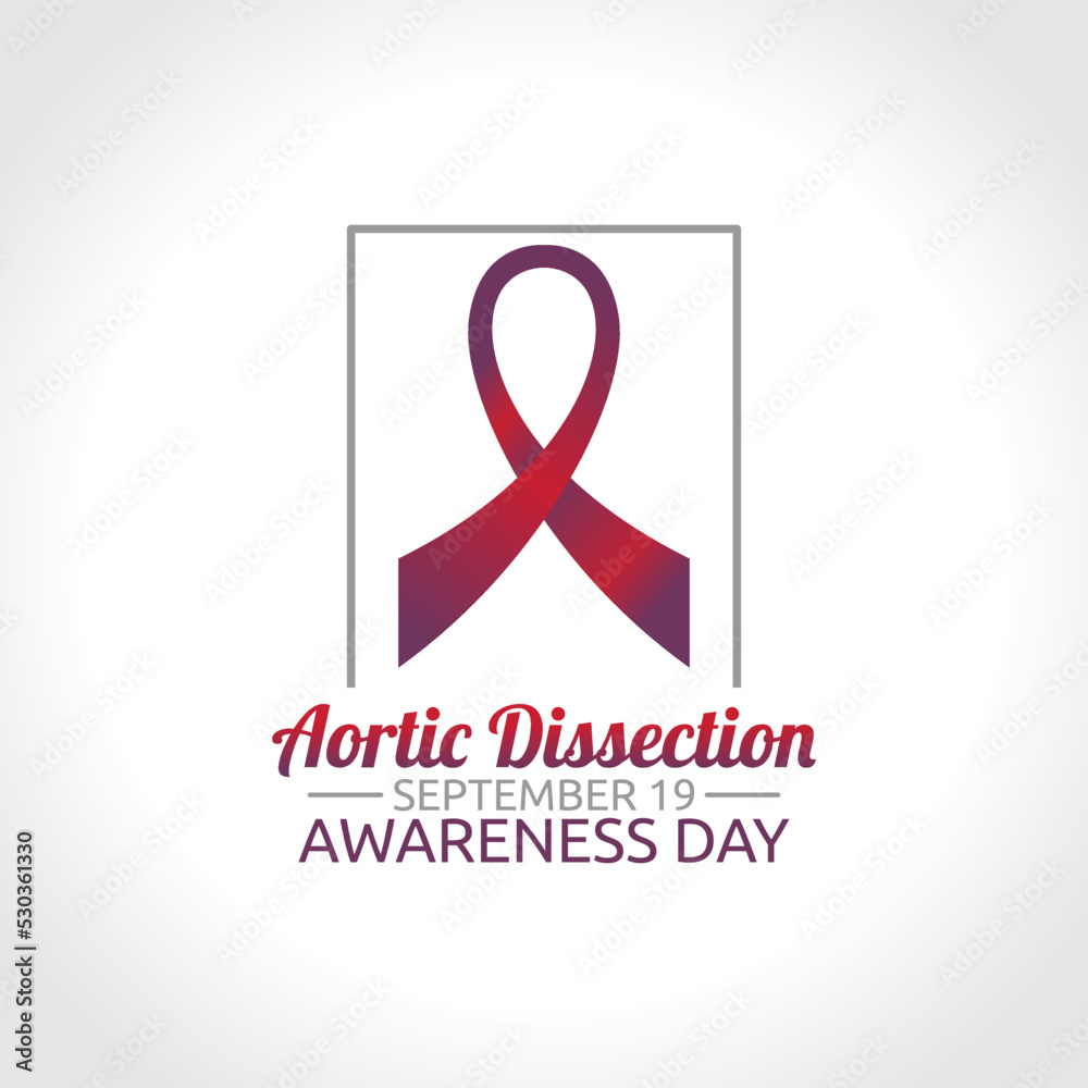 vector graphic of aortic dissection awareness day good for aortic ...