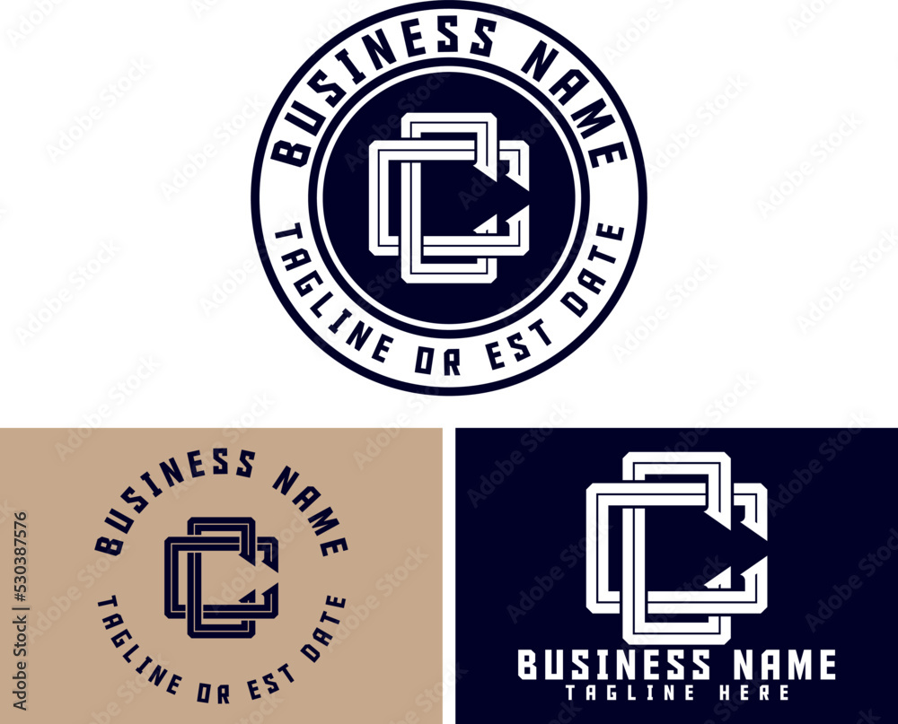 CC Logo Design Or CC Circular Monogram Logo Design for brand and ...