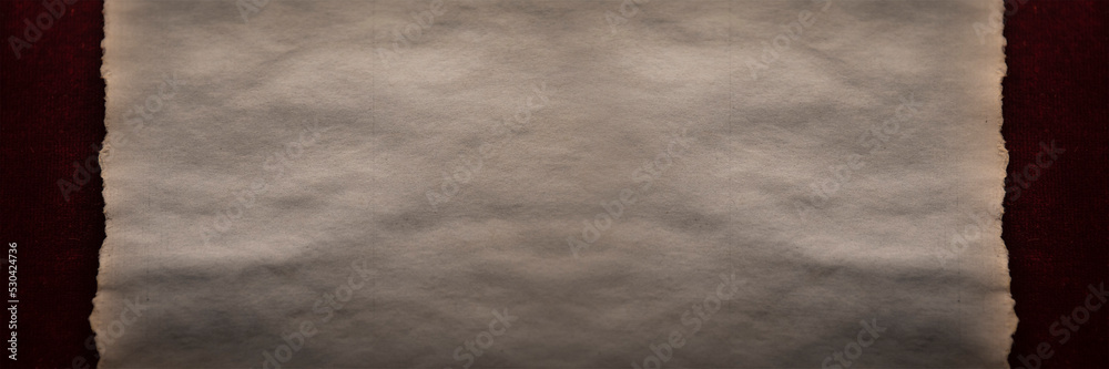 Vintage paper. Old paper with scuffs and folds. Old crumpled paper from ...