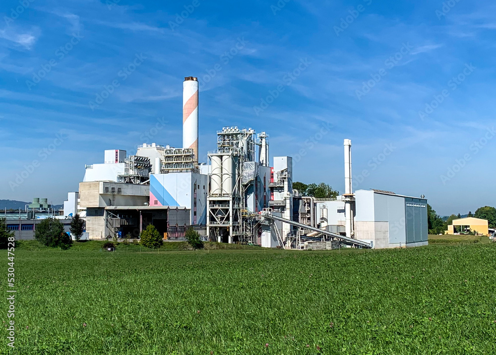 Climeworks Power plant for DAC in Hinwil, Switzerland Stock Photo ...