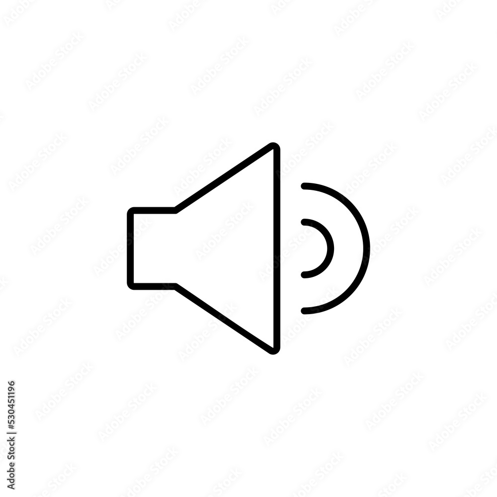 Speaker icon for web and mobile app. volume sign and symbol ...