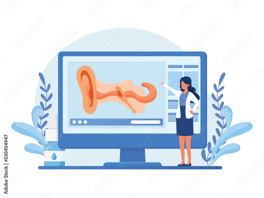 Otolaryngology concept. nose or throat treatment at ENT clinic ...