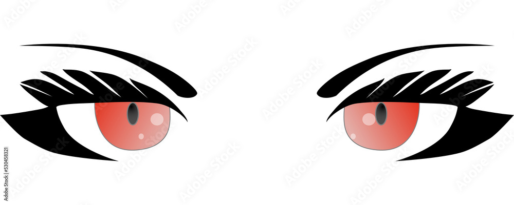 Colorful eyes collection isolated , modern design, Transparent ...
