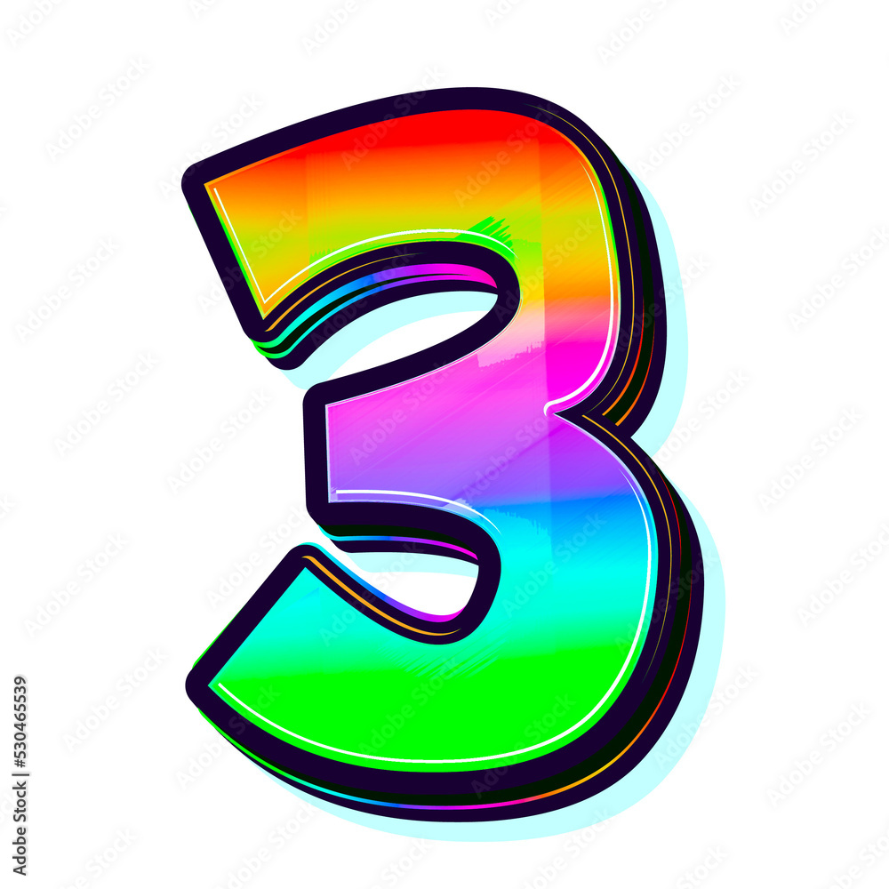 Jungle King alphabet rainbow font colorful alphabet ,3. design for ...