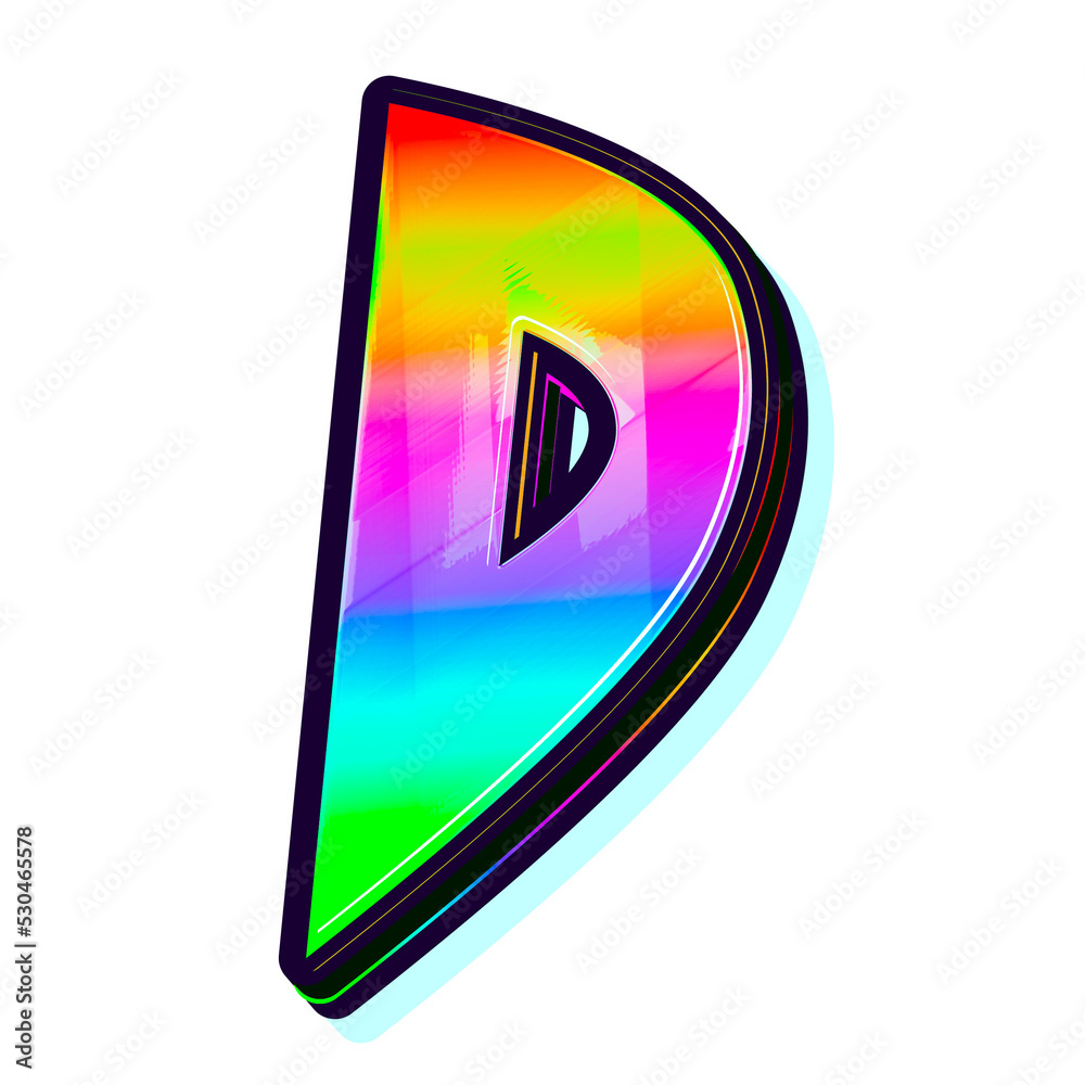 Jungle King alphabet rainbow font colorful alphabet ,d. design for ...