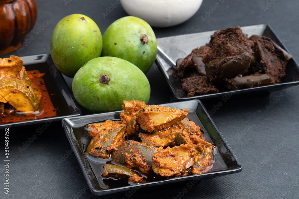 Mango Pickle Also Called Aam Ka Achar, Organic Dry Kachi Keri Achaar ...