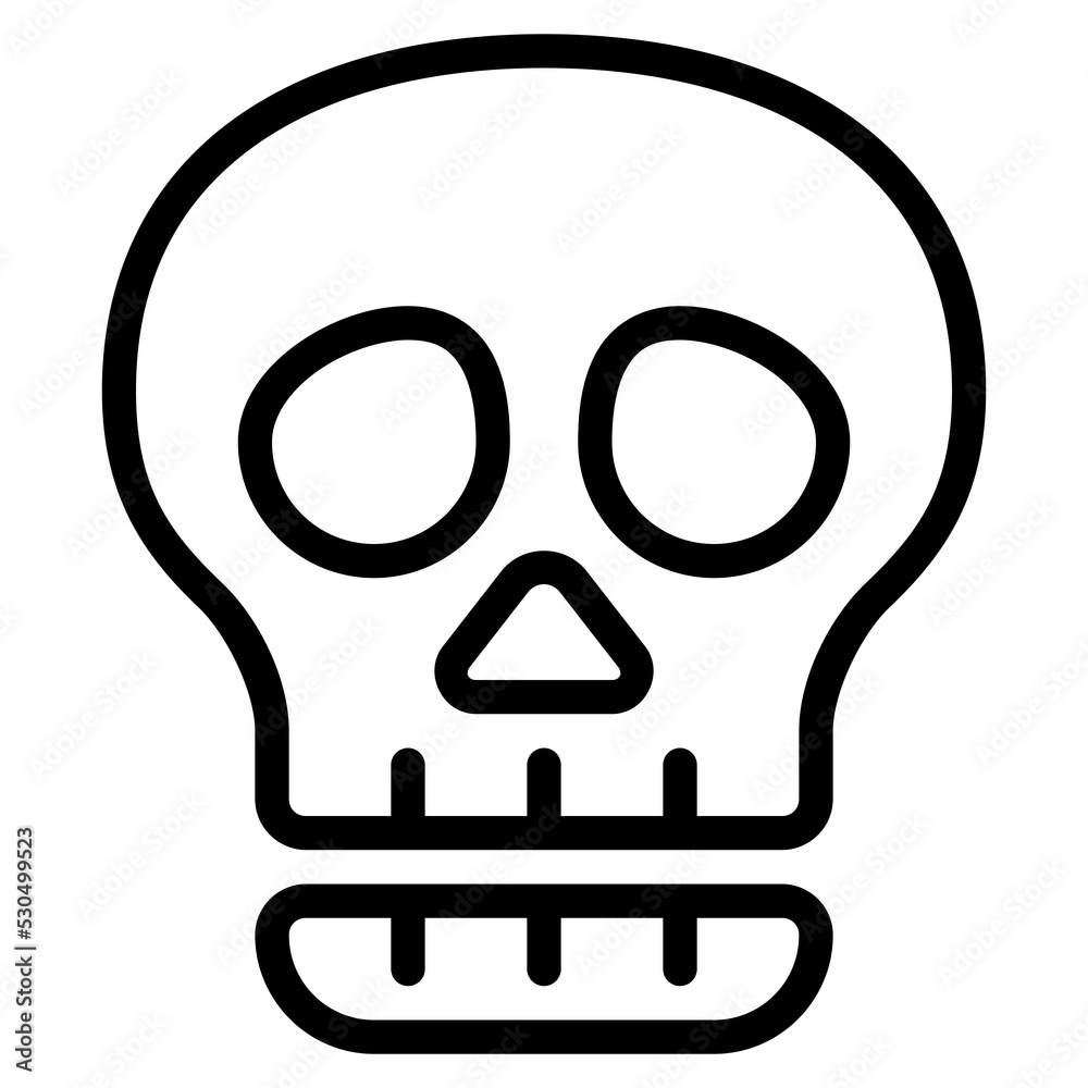 Skeleton icon with outline style. Suitable for website design, logo ...
