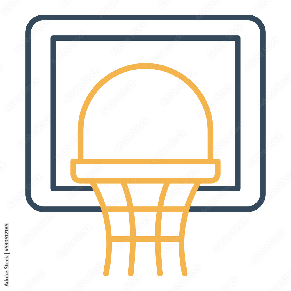 Basketball goal Vector Icon which is suitable for commercial work and ...