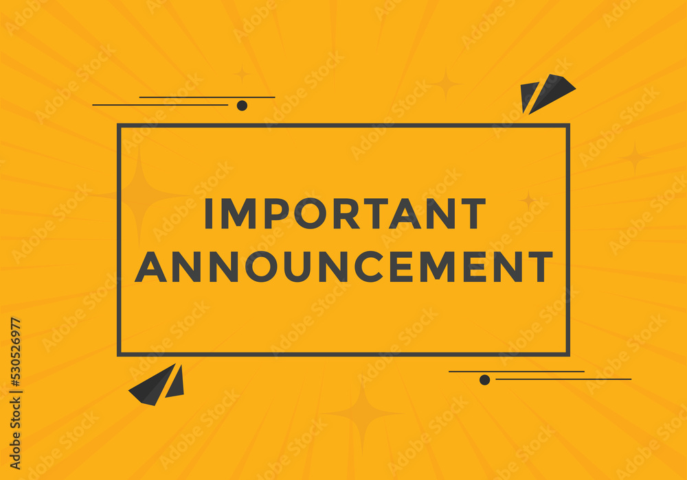 Announcements Button