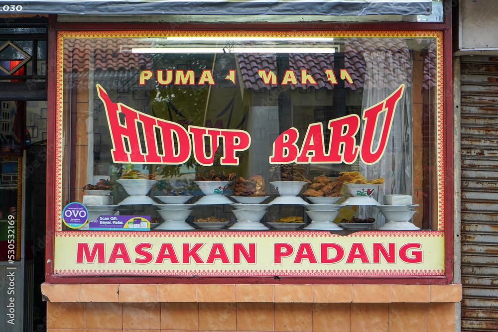 Jakarta, Indonesia - August, 2022 : A traditional Padang restaurant in ...