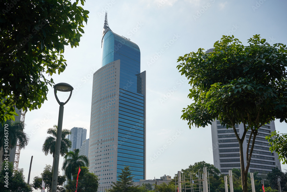 akarta, Indonesia - August, 2022 : Two supertall skyscrapers that have ...