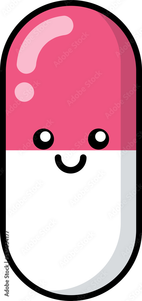 Medicine tablet patch, badge, stickers logo. Cute funny pharmacy drug ...