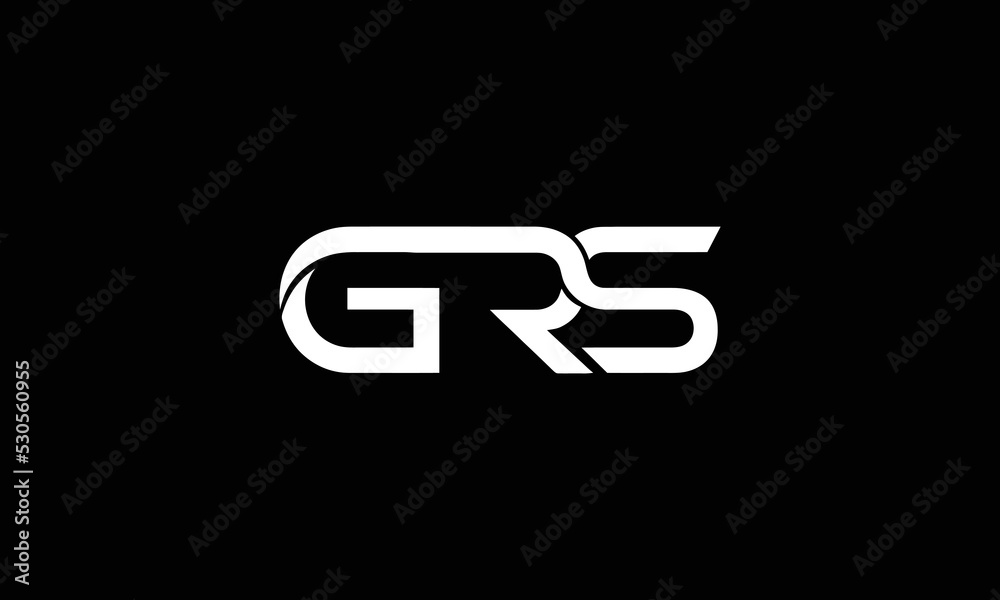 GRS Letter Initial Logo Design Template Vector Illustration Stock ...