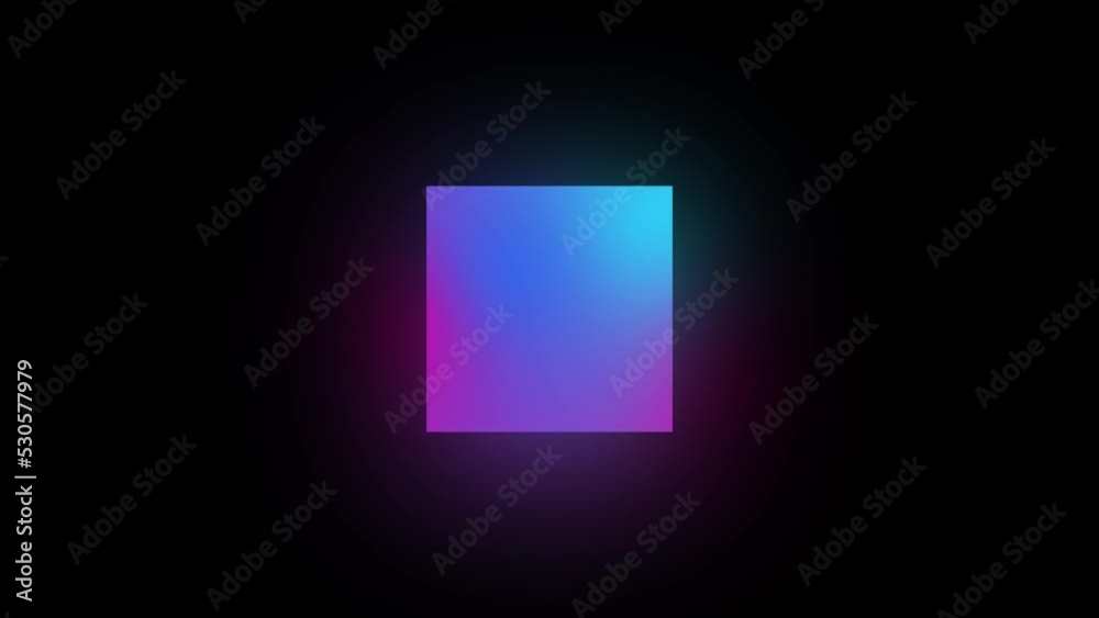 Vidéo Stock Abstract animation rainbow color shape flicker smooth ...