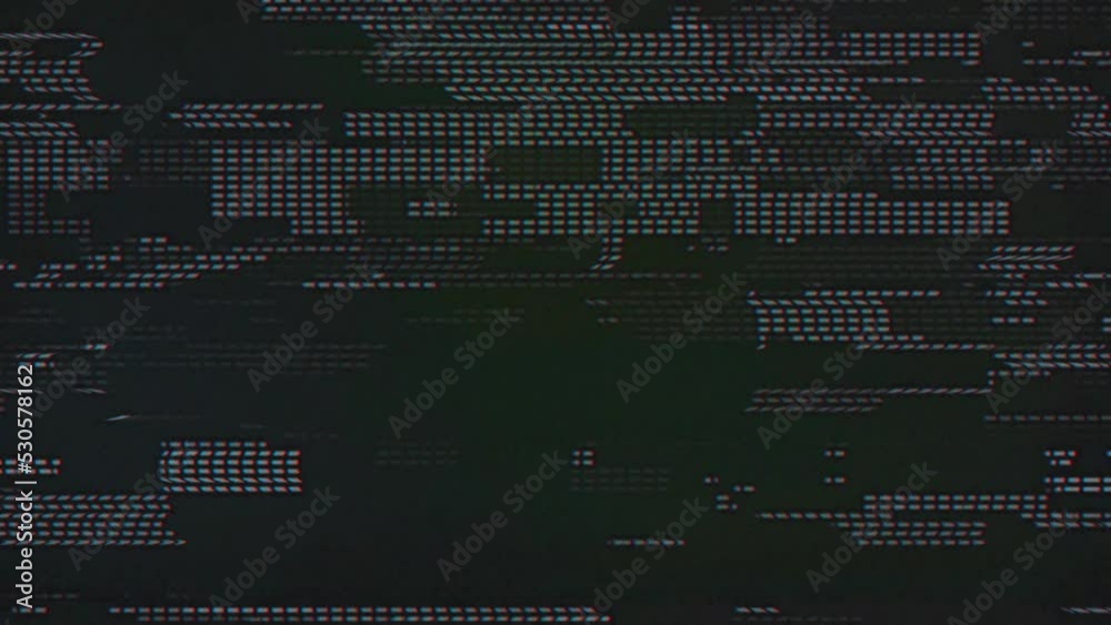 Analog Static Noise texture. Vintage switch off, turn off television ...