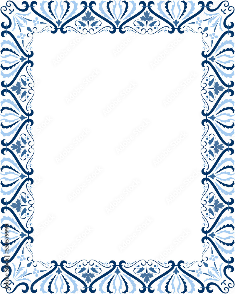 Classic central European style border design Stock Illustration | Adobe ...