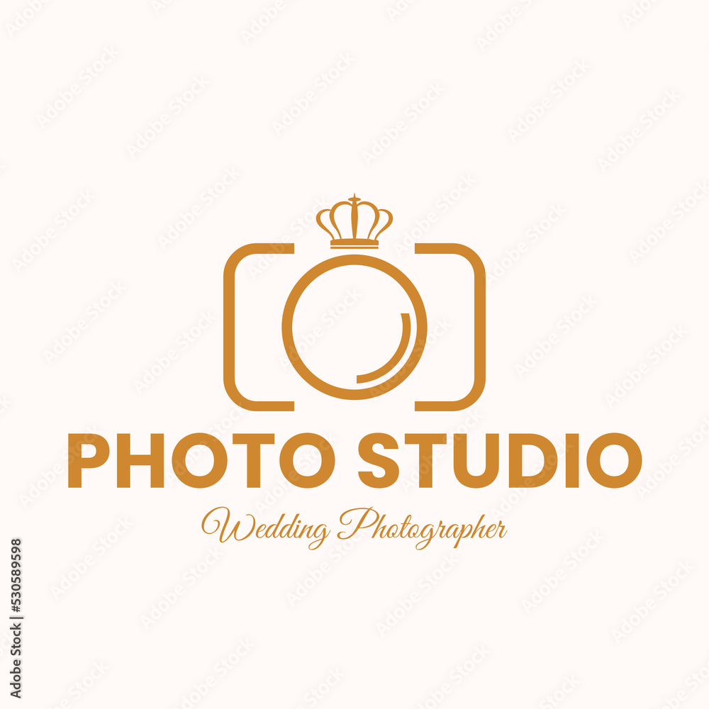logo Illustration of photo studio Stock Vector | Adobe Stock