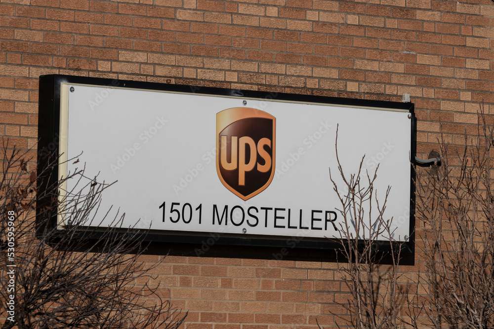 UPS logistics center. United Parcel Service is the world's largest ...