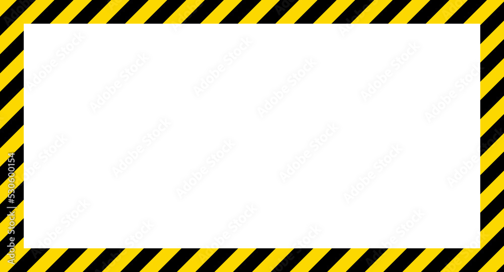 Warning vector striped rectangular background. Caution sign. Black and ... Warning vector striped rectangular background. Caution sign. Black and ...