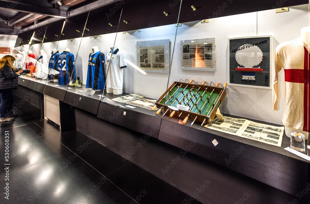 Exposition of the museum at San Siro arena - the official playground of ...
