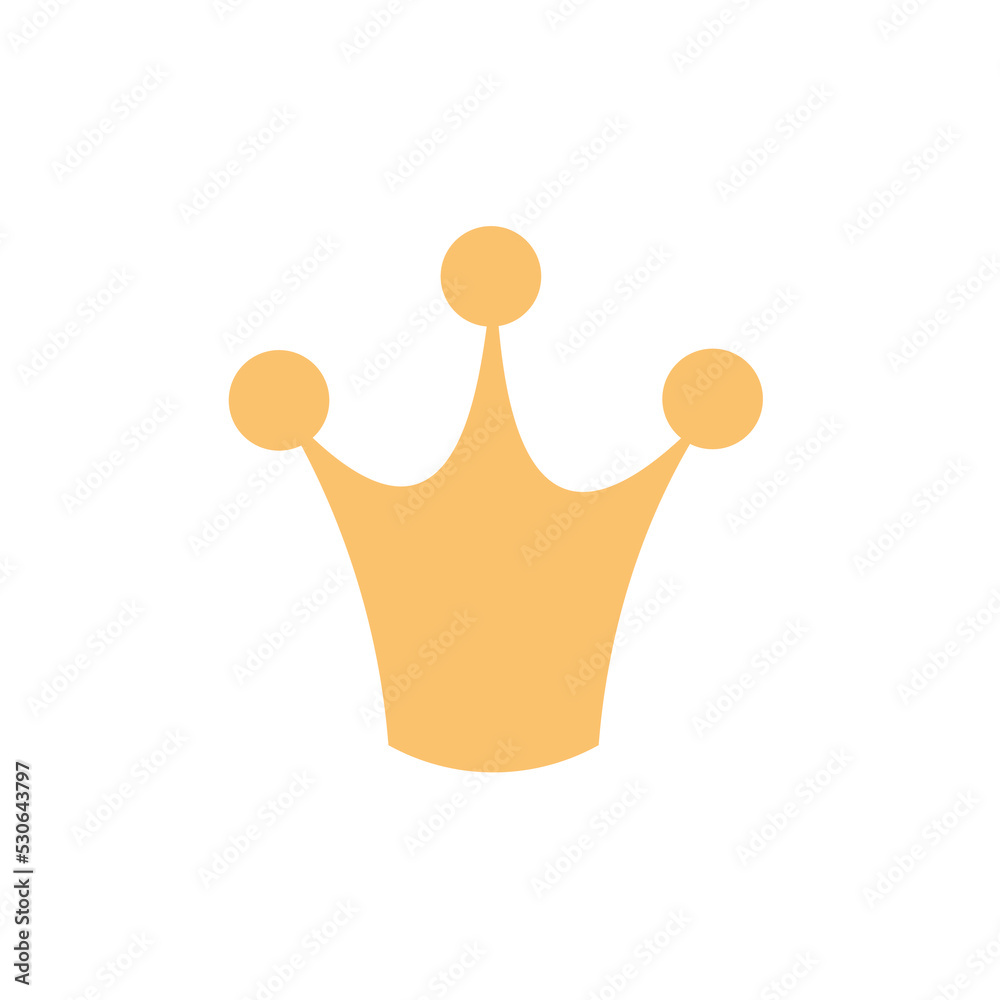 Crown Icon in trendy flat style isolated on white background. Crown ...