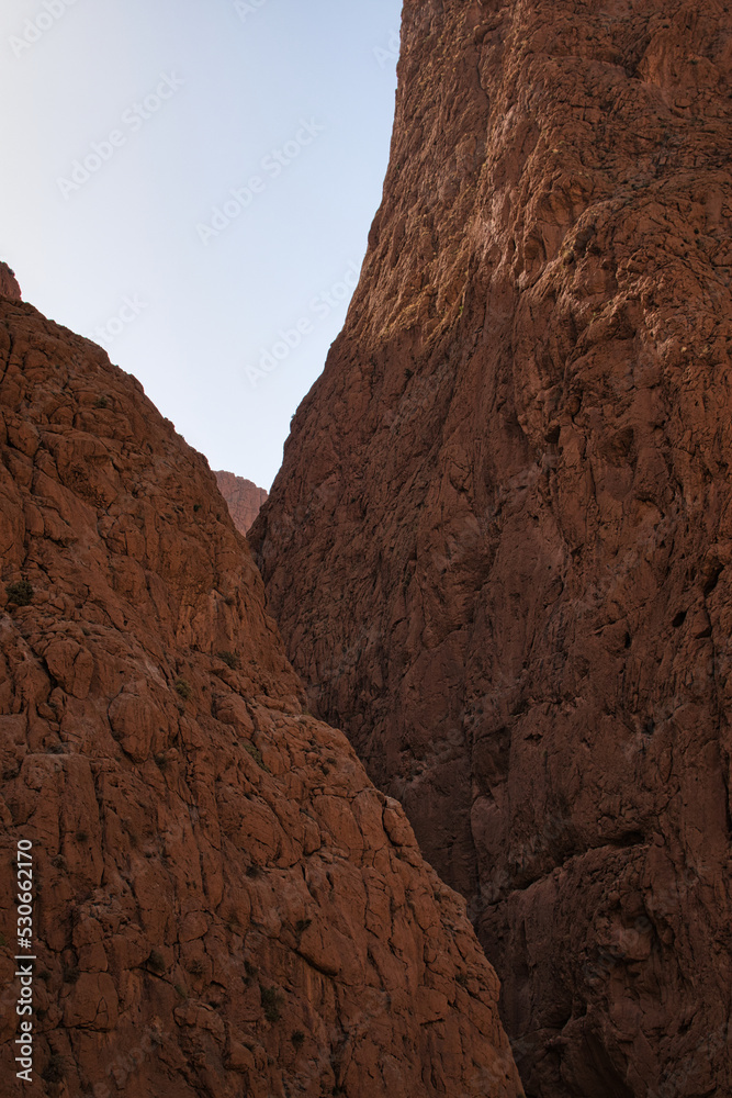 Todra gorge in Morocco, red rocks in Morocco, exploring the gorge ...