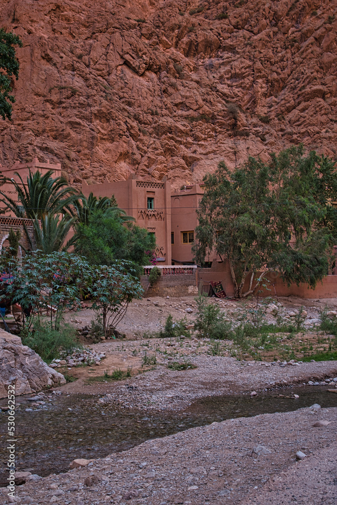 Todra gorge in Morocco, red rocks in Morocco, exploring the gorge ...