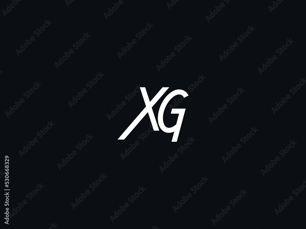 Simple XG x g Letter Logo, Abstract Xg Logo Icon Vector Image Design ...